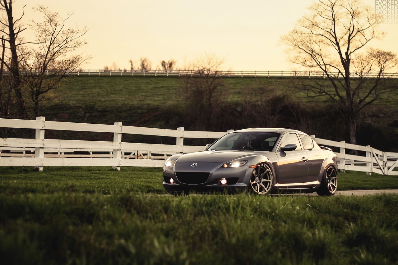 Finding the Best Coilovers for Your Mazda RX8 | Low Offset