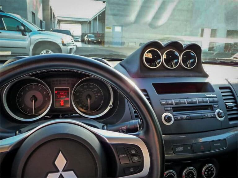 Mitsubishi Evo X Gauge Pod Options | Low Offset